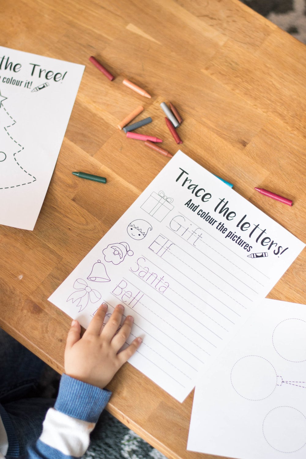 Preschool Christmas Worksheets - Messy Momma Crafts