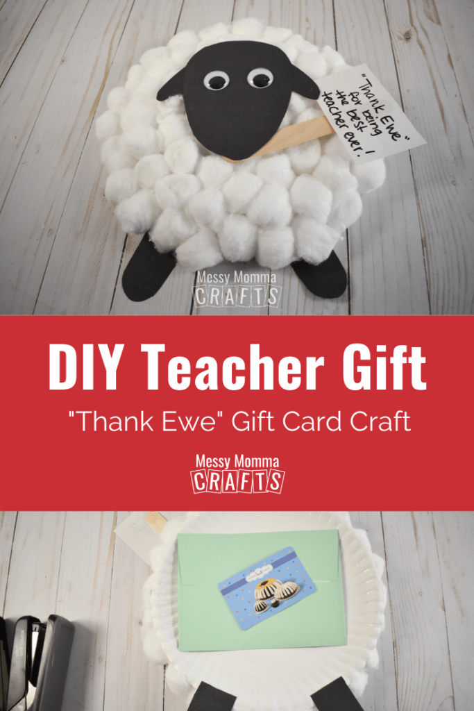 Thank Ewe - Teacher Appreciation Craft - Messy Momma Crafts