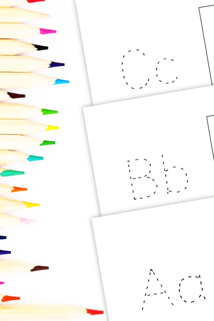 Printable Letters of the Alphabet to Trace - Messy Momma Crafts