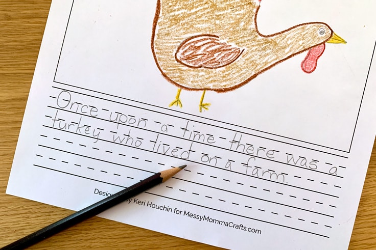 Hand Turkey Thanksgiving Craft with Printable Template