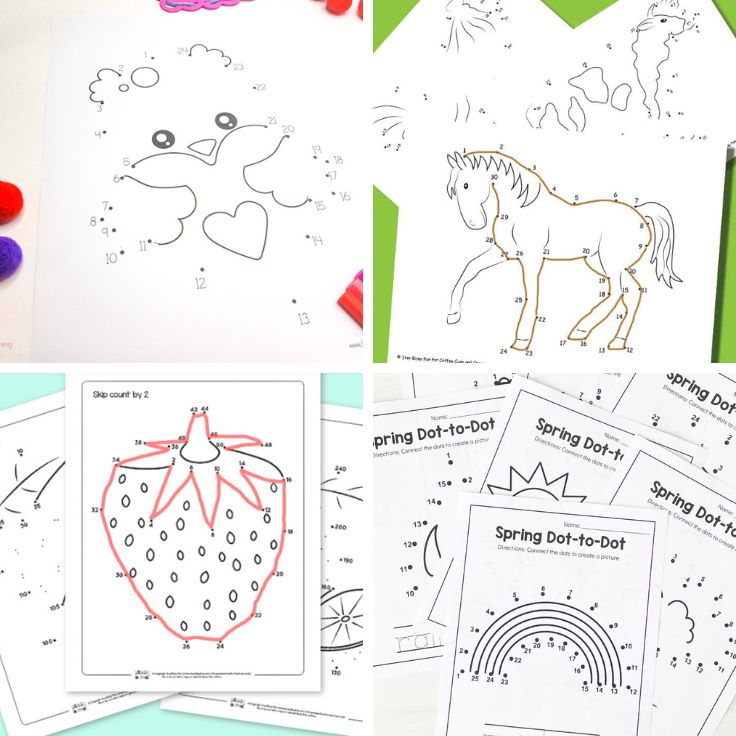 Happy Birthday Blue Clues Dot To Dot Printable Worksheet Connect The Dots