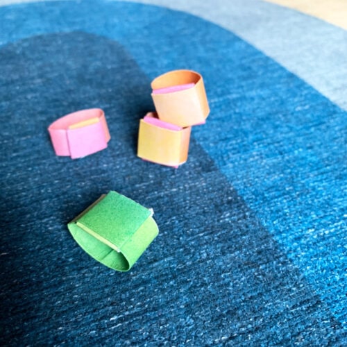 Paper Ring Origami Fun Kids Craft Tutorial - Messy Momma Crafts