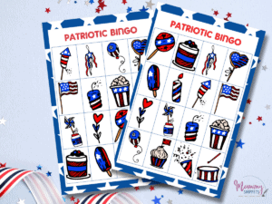 Patriotic Bingo Free Printable - Messy Momma Crafts
