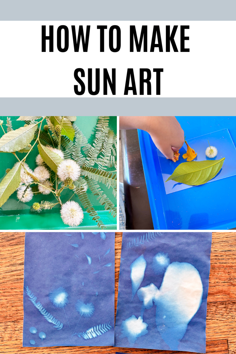 How to Make Sun Art - Messy Momma Crafts