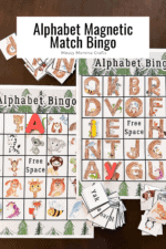 Alphabet Magnet Match Bingo Printable - Messy Momma Crafts