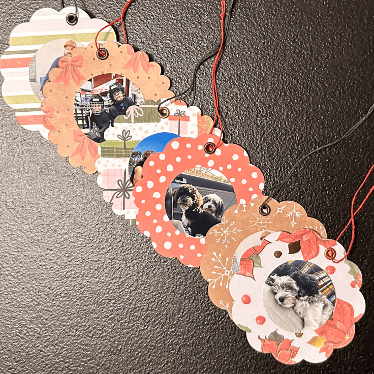 DIY Photo Ornaments - Messy Momma Crafts