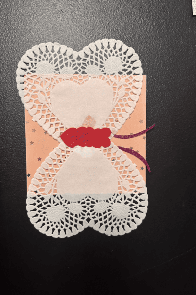 Heart Doilies Craft - Messy Momma Crafts