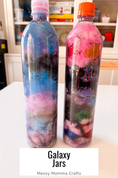 How to Make a Galaxy Jar - Messy Momma Crafts