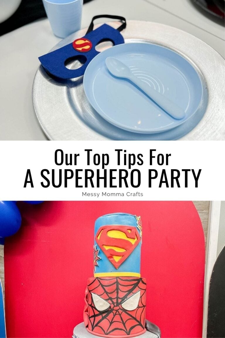 How To Throw A Superhero Birthday Party - Messy Momma Crafts